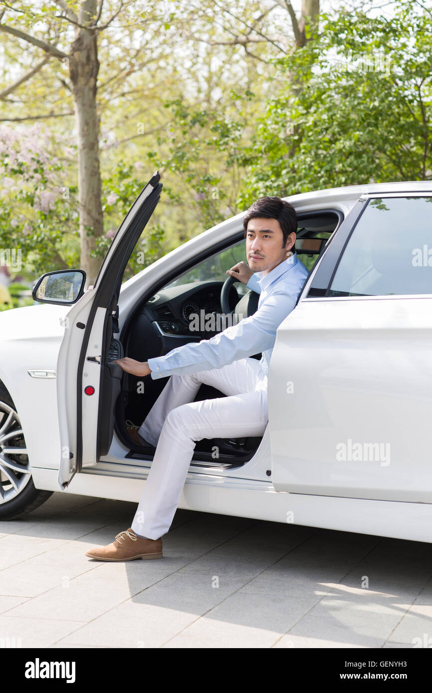 Person Opening Car Door