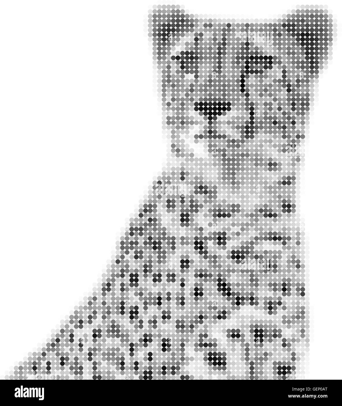 Dots head abstract hi-res stock photography and images - Alamy