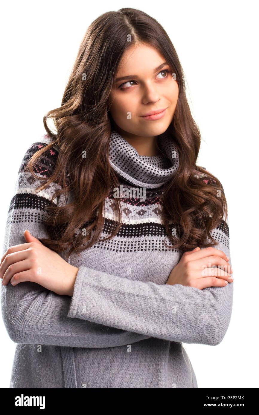 Slightly smiling hi-res stock photography and images - Alamy