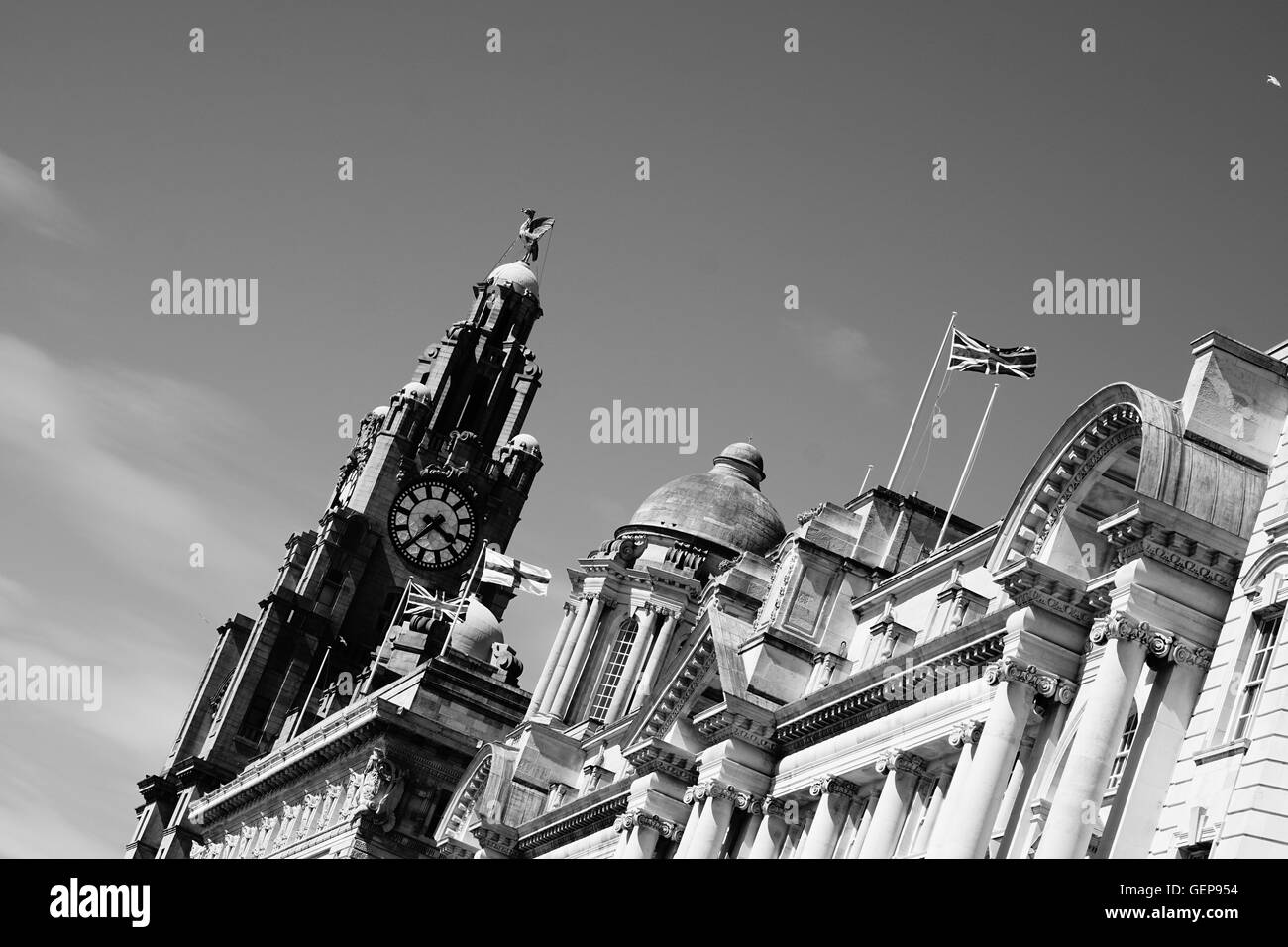 Docks liverpool black and white hi-res stock photography and images - Alamy