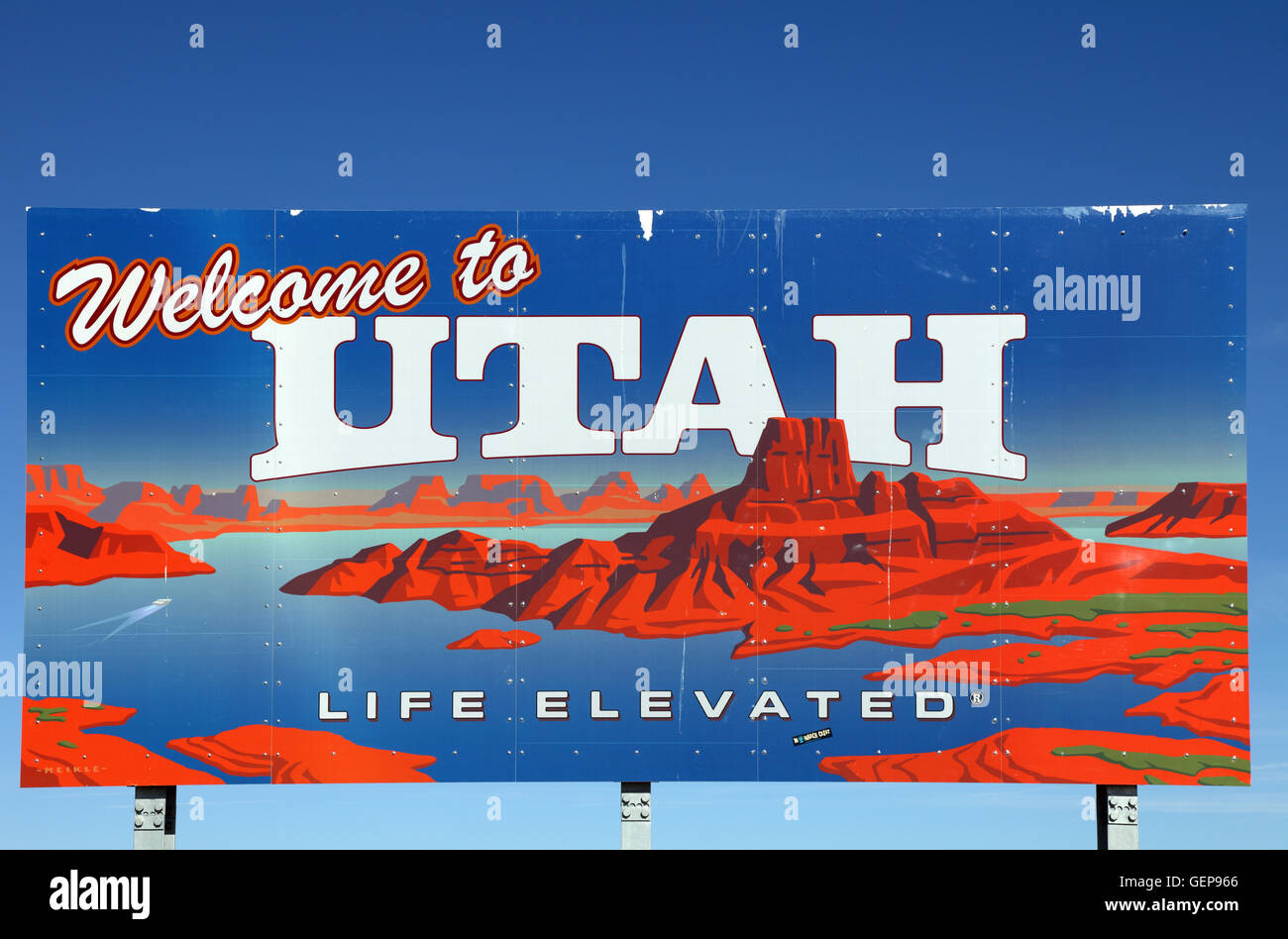 Utah lettering hi-res stock photography and images - Alamy