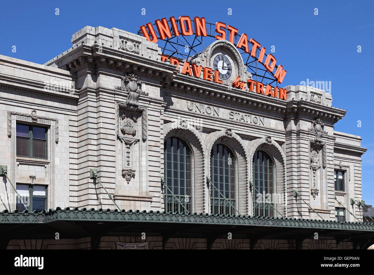 Union Station 1881, Denver Stock Photo - Alamy