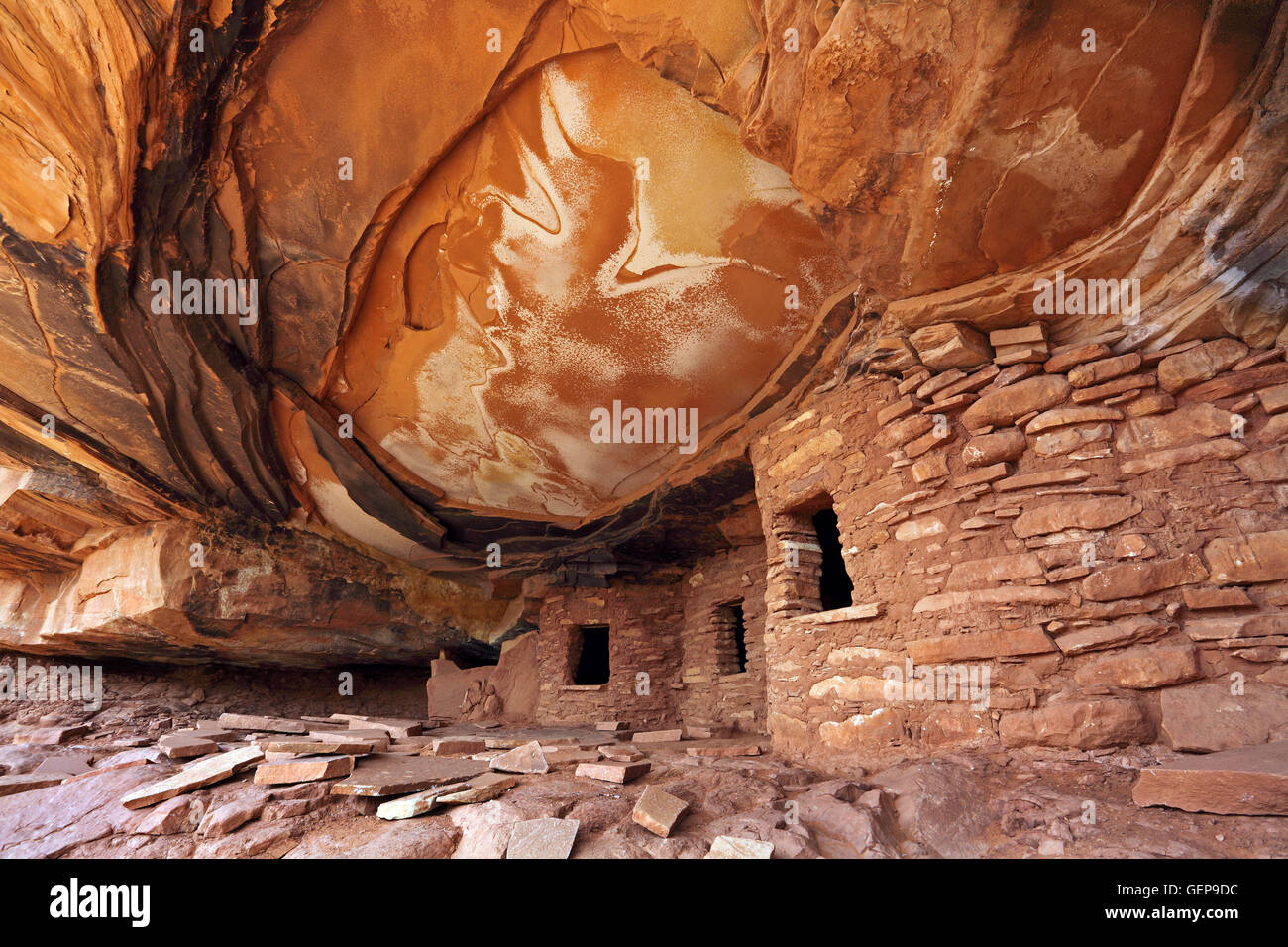 Fallen Roof Ruin, Utah Stock Photo - Alamy