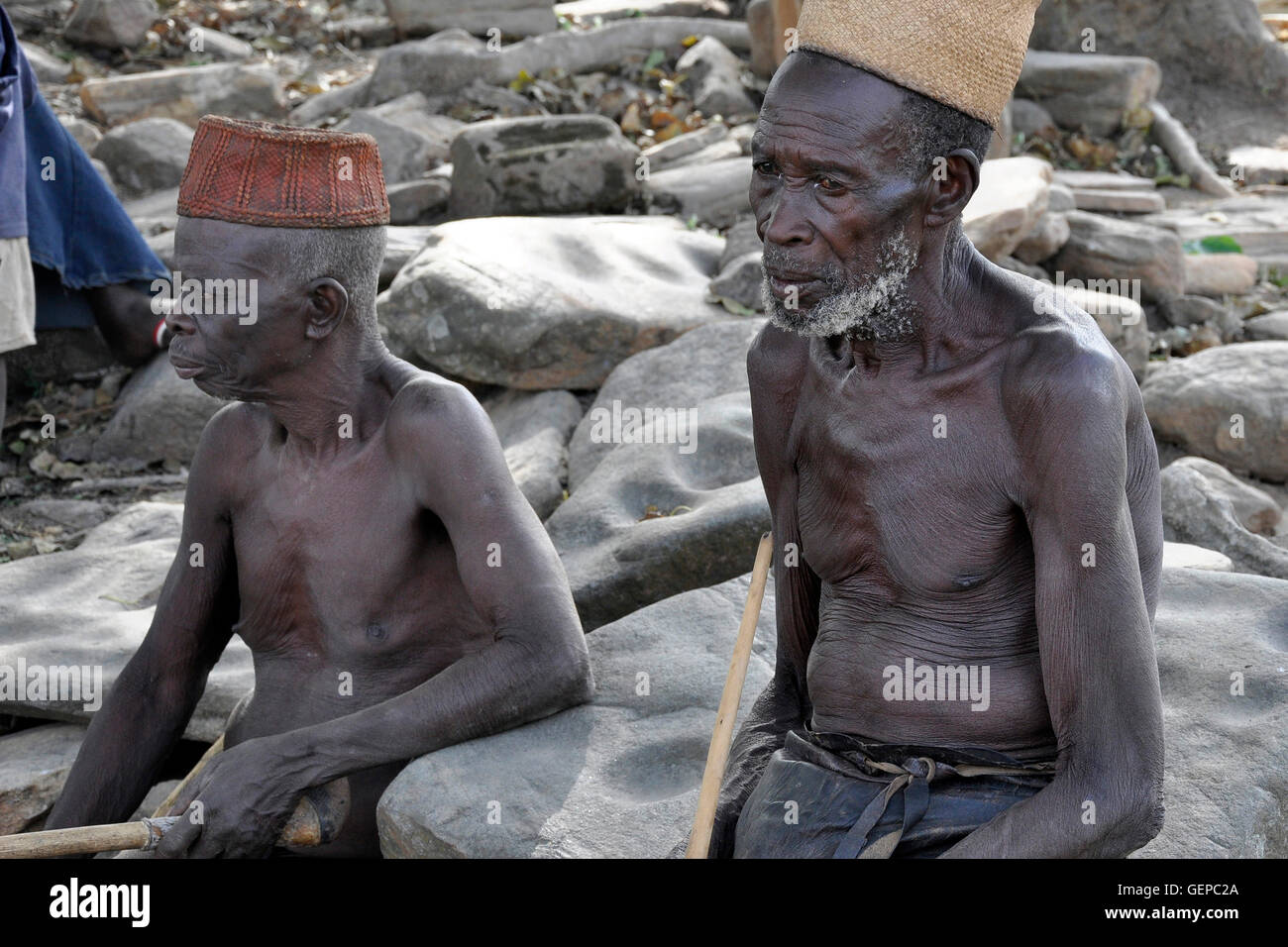 Benin, Taneka village, daily life Stock Photo - Alamy
