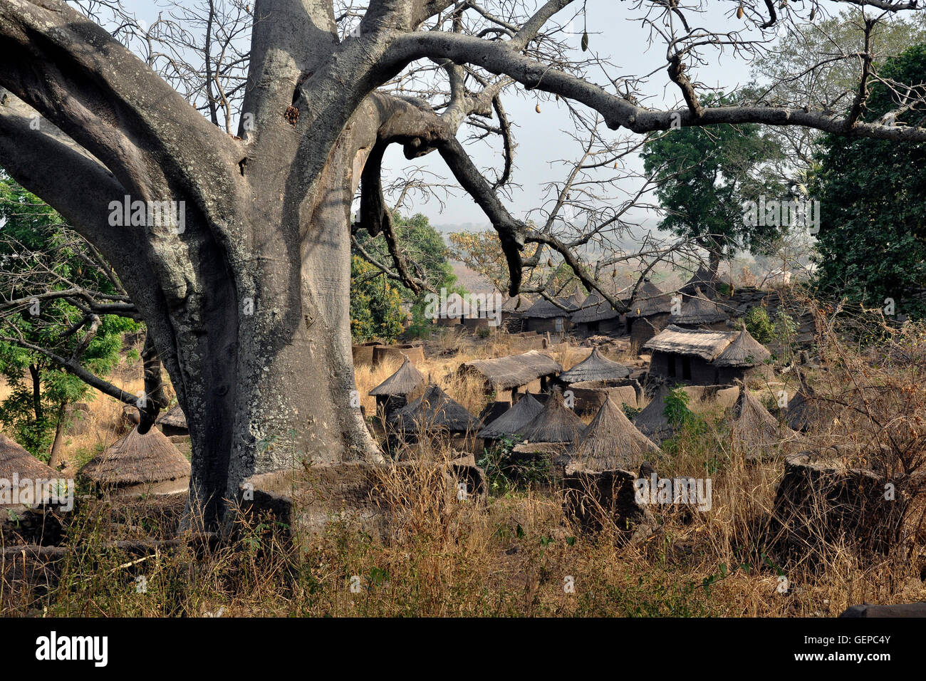 Benin, Taneka village Stock Photo - Alamy