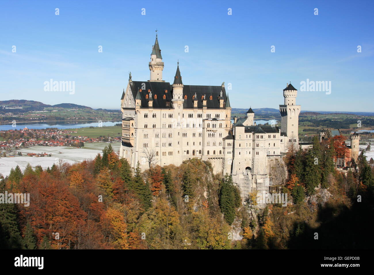 Bavarian landscape german castles germany bavaria allgau neuschwanstein ...