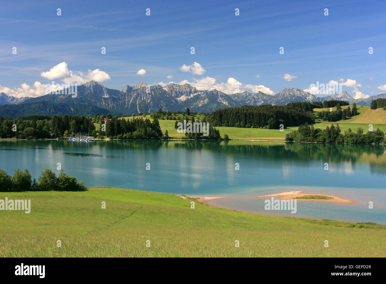 Forggensee, East Allgaeu Stock Photo - Alamy