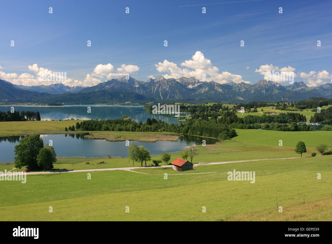 Forggensee, East Allgaeu Stock Photo - Alamy