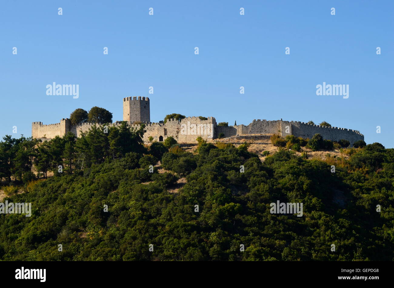 geography / travel, Greece, Thessaly, Castle of Platamon Stock Photo ...