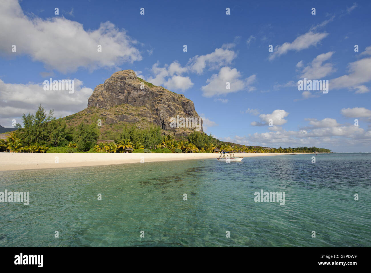 geography / travel, Mauritius, Le Morne, Le Morne Brabant Stock Photo ...