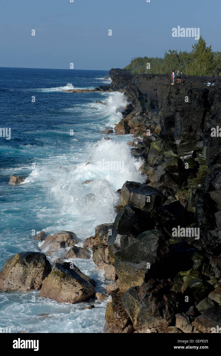 geography / travel, France, Reunion, Pointe de la Table Stock Photo - Alamy