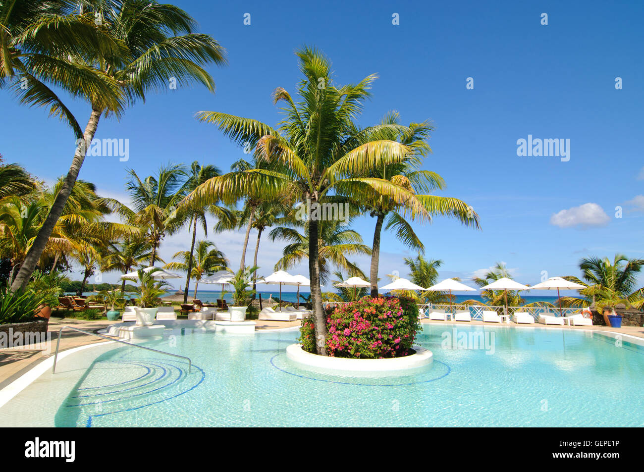 Swimming pool maritim hotel mauritius hi-res stock photography and ...