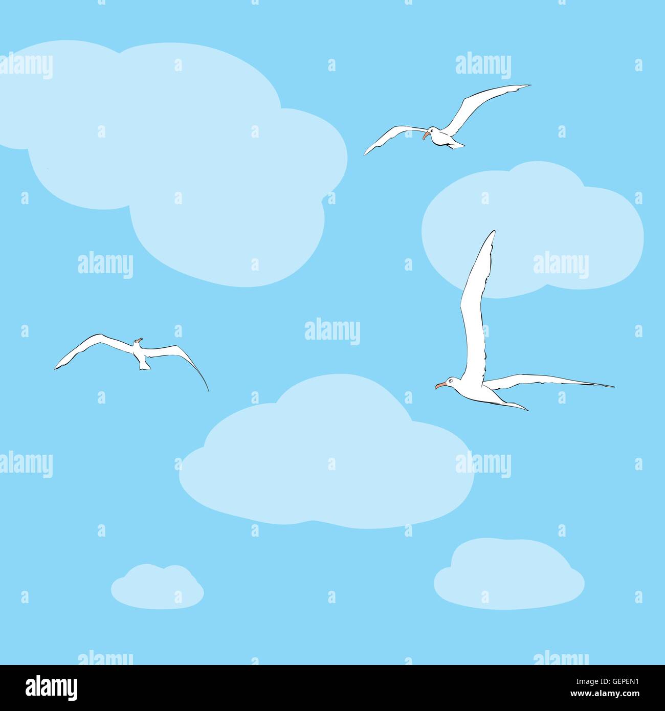 Soar in the air Stock Vector Images - Alamy