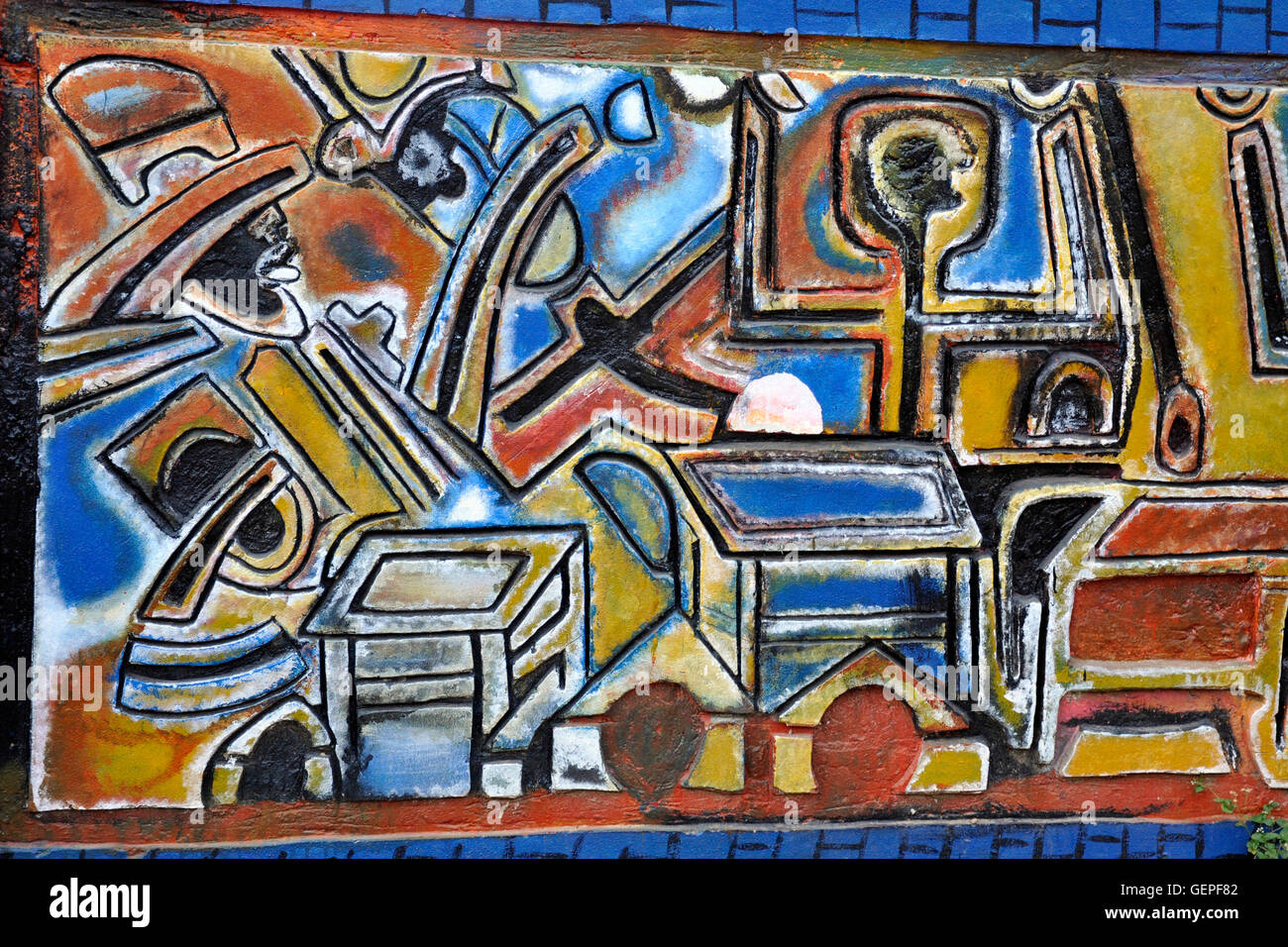 Togo, Notse, traditional house Stock Photo - Alamy