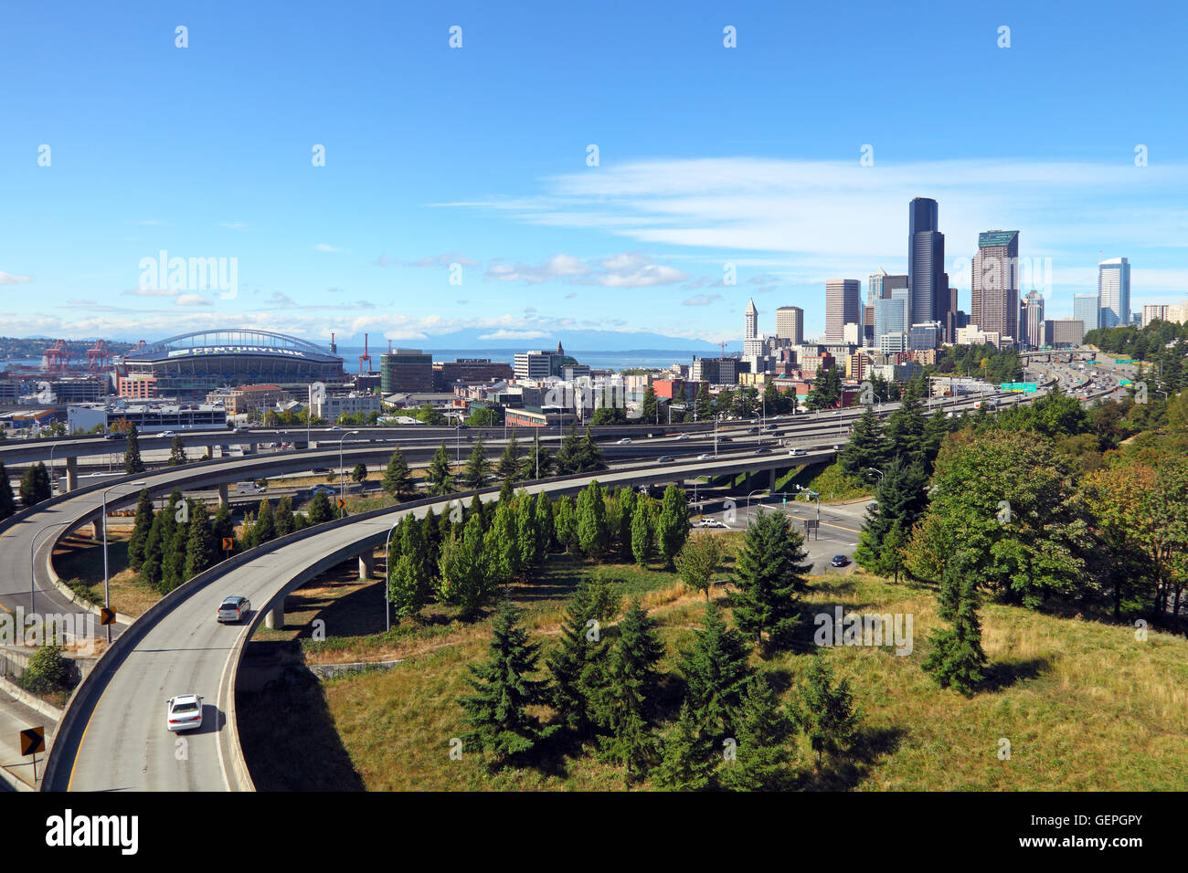 Seattle skyline views hi-res stock photography and images - Alamy