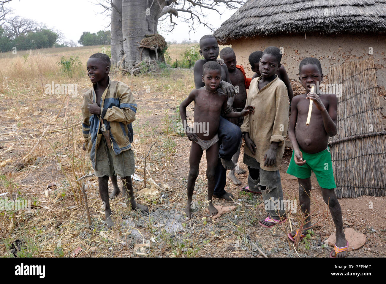Togo, Nadoba, boys Stock Photo - Alamy
