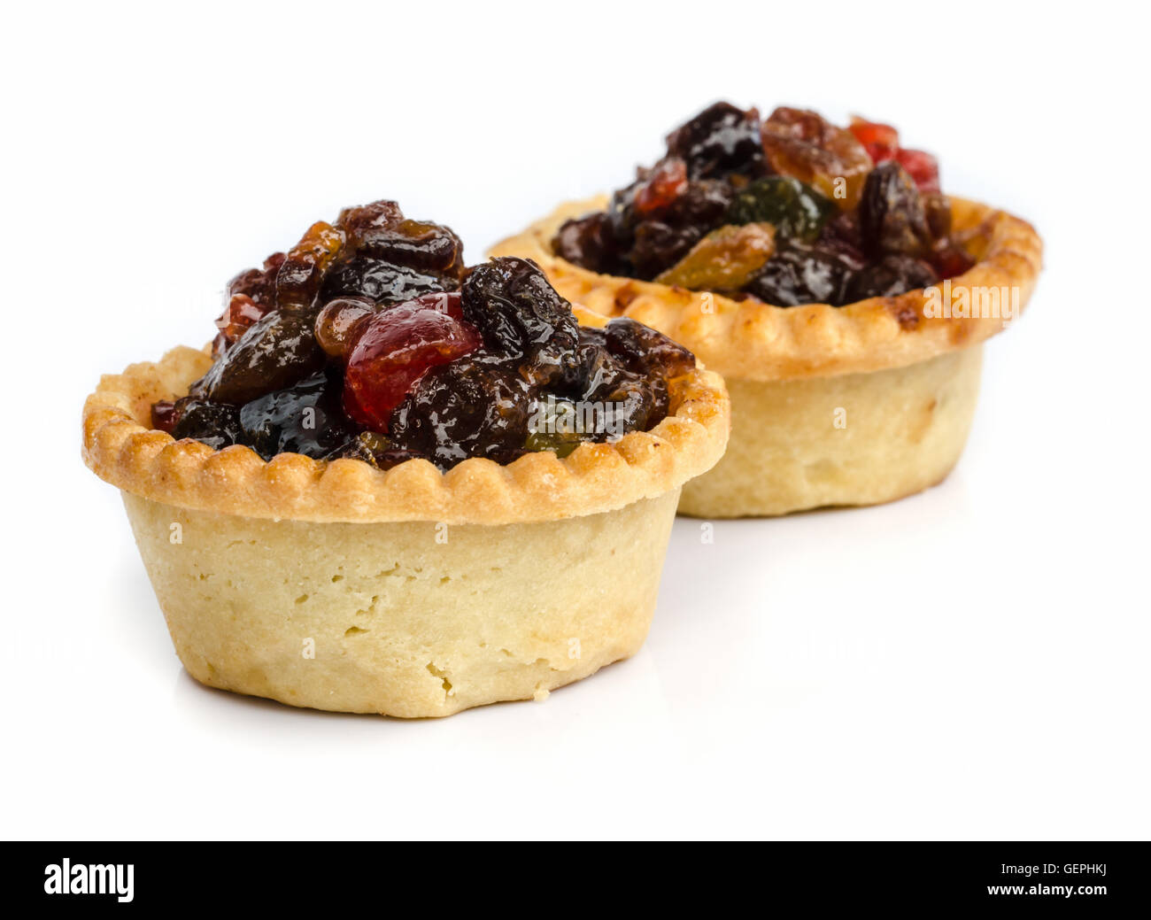fruit tartlet cake isolated on white background Stock Photo - Alamy