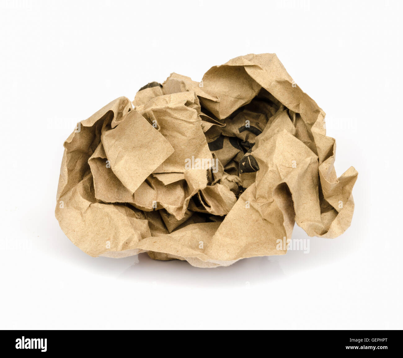 Crumpled paper ball balls Cut Out Stock Images & Pictures - Alamy