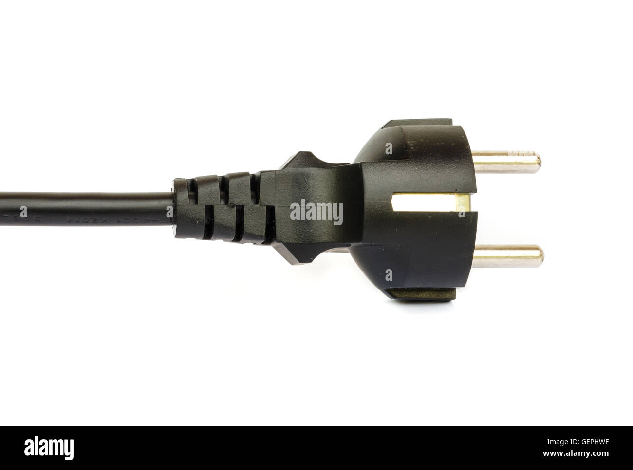 Computer cablel Plugs Isolated on White Background Stock Photo - Alamy