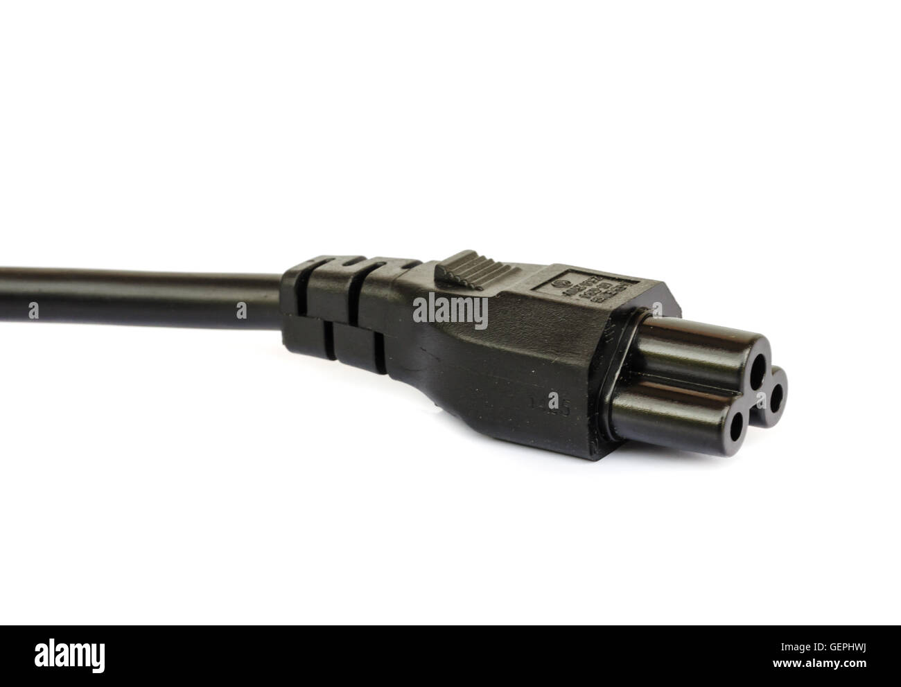 Computer cablel Plugs Isolated on White Background Stock Photo - Alamy