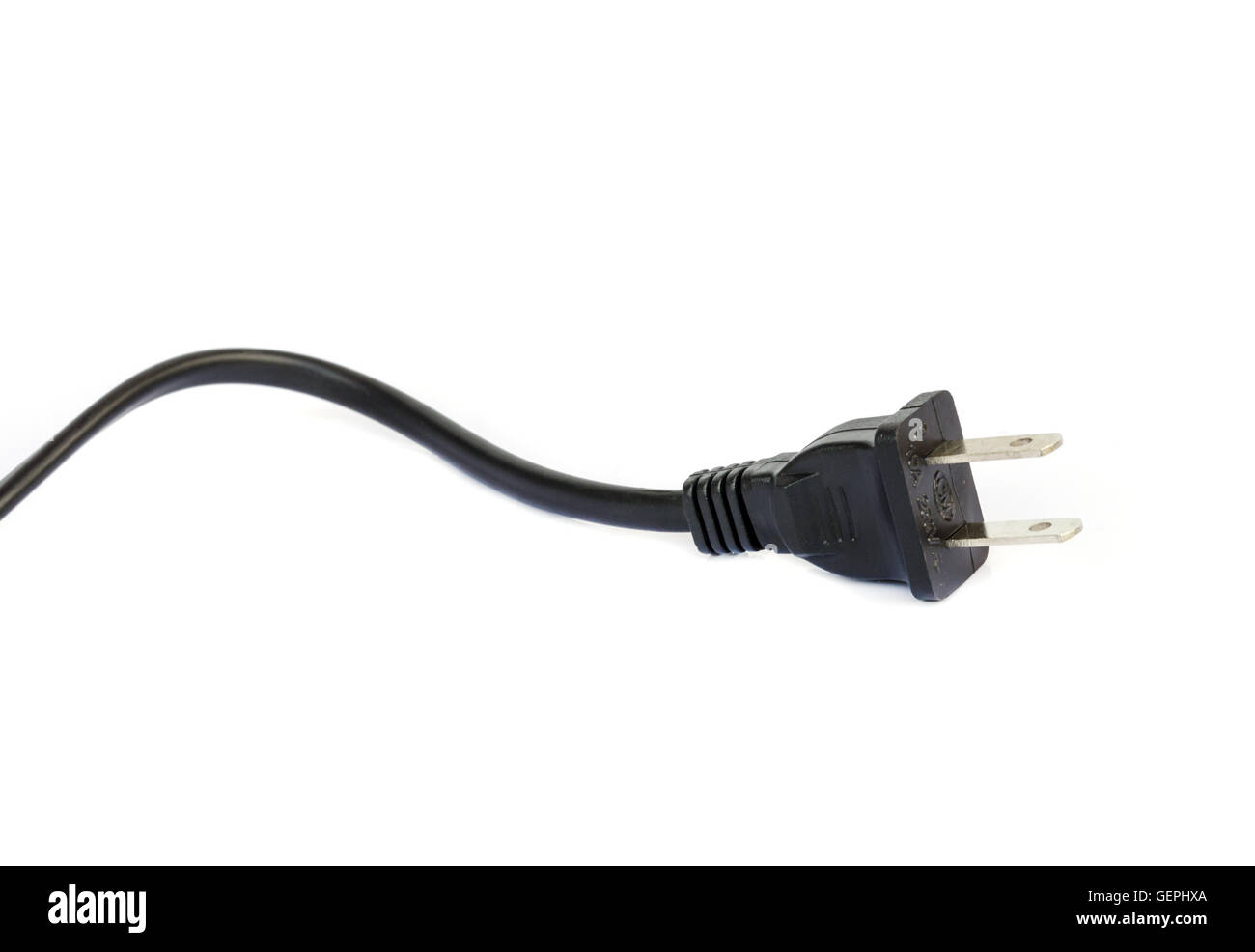 Computer cablel Plugs Isolated on White Background Stock Photo - Alamy