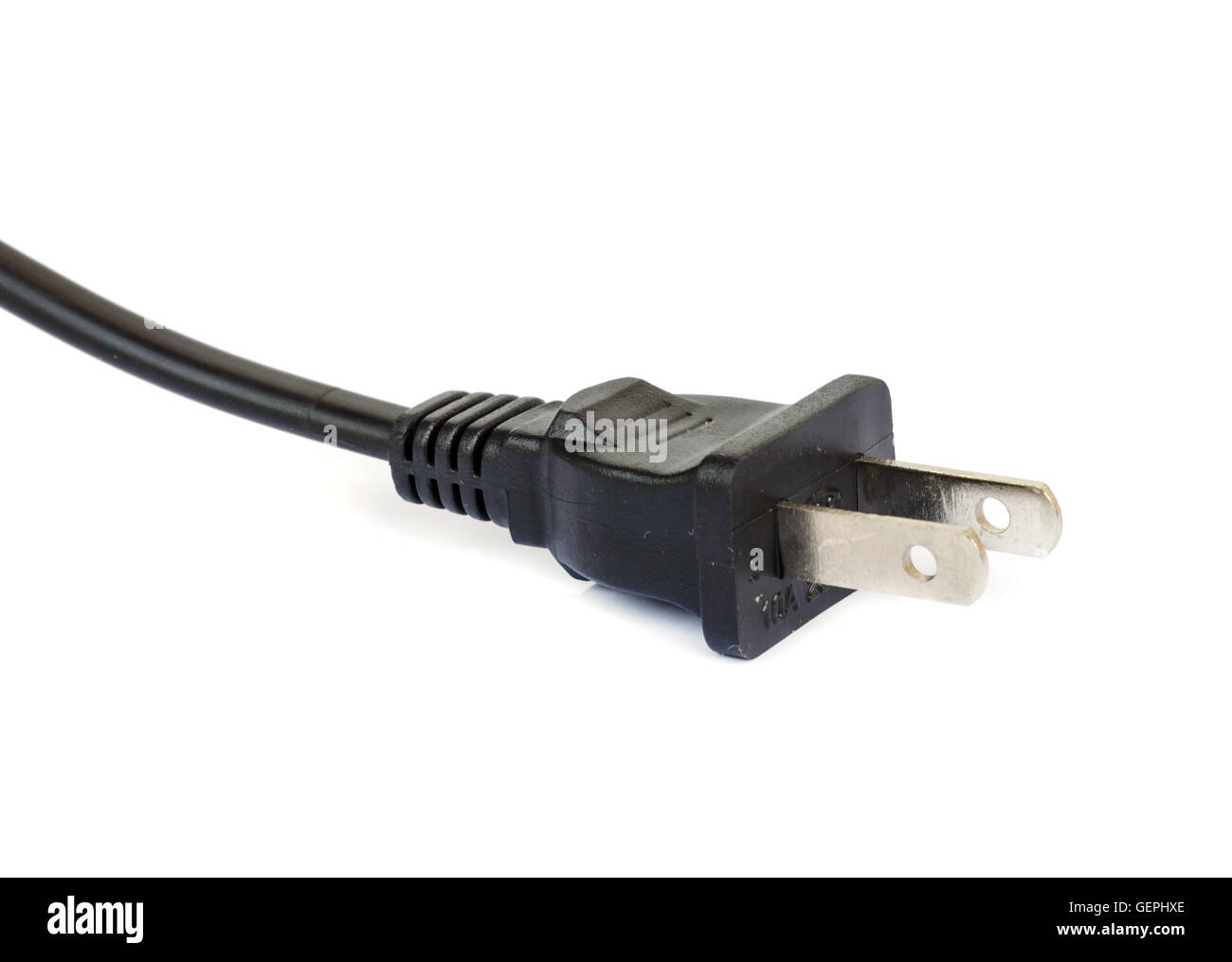 Computer cablel Plugs Isolated on White Background Stock Photo - Alamy