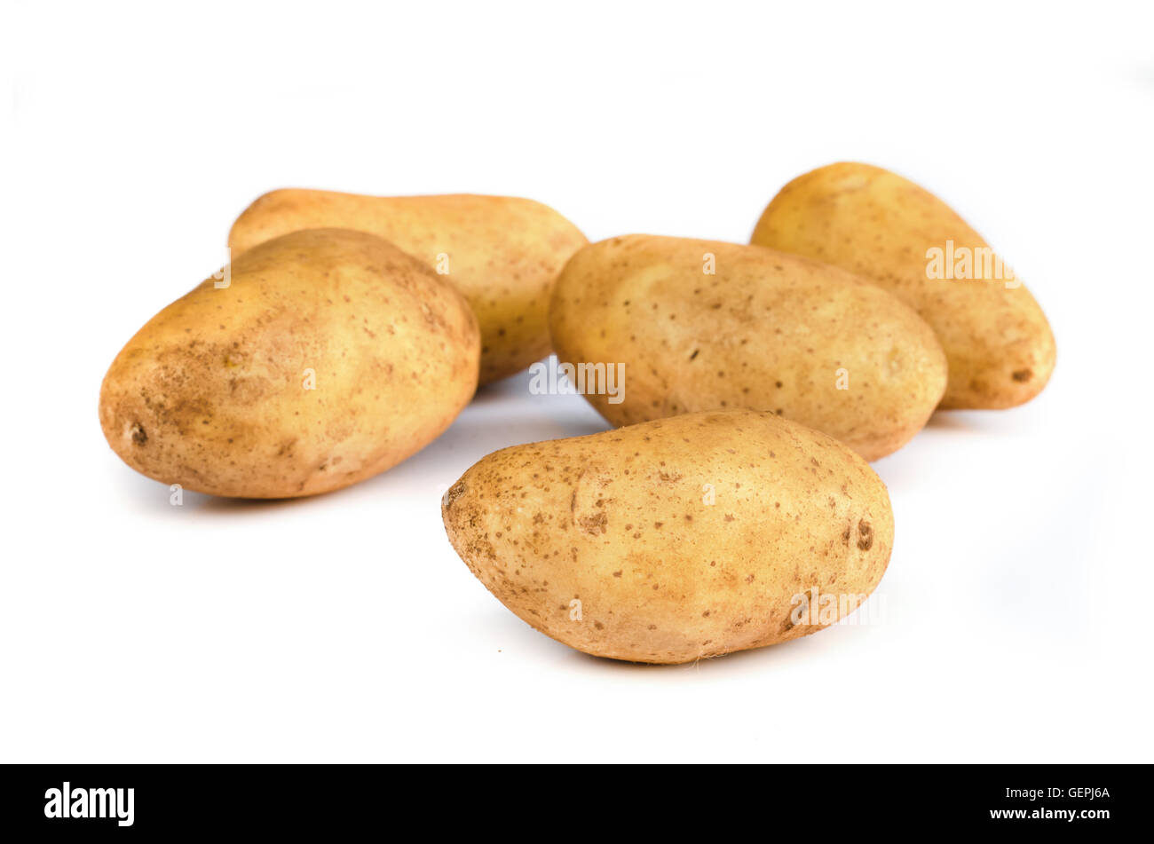 close up of potato isolated on white background Stock Photo - Alamy