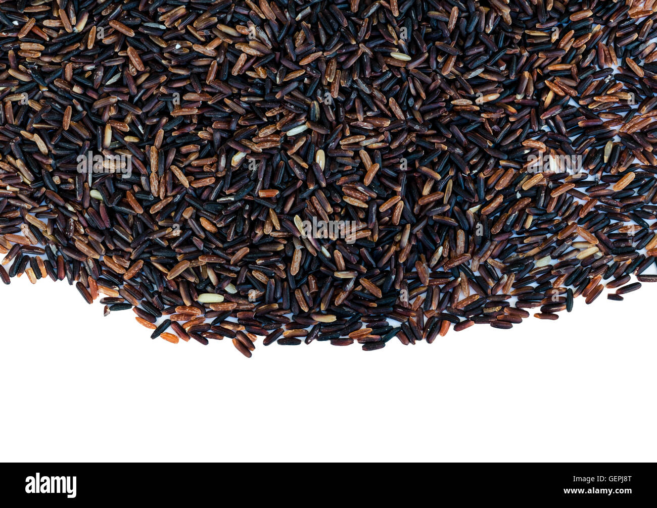 close up of Thai rice berry or Thai black jasmine rice Stock Photo - Alamy