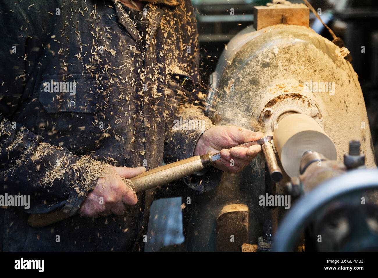 Turning workshop wood hi-res stock photography and images - Alamy