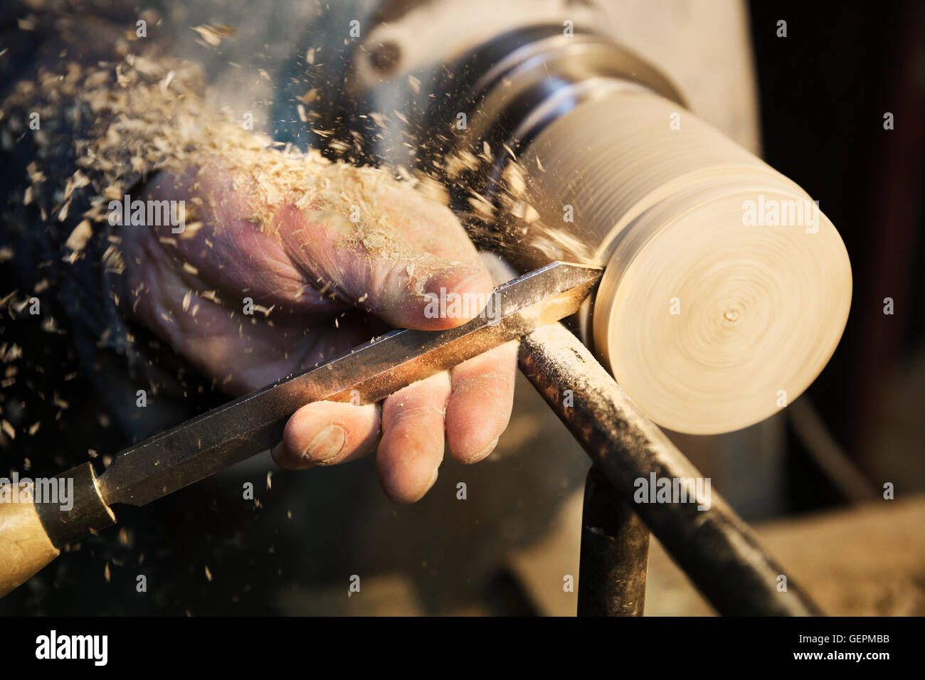 Turning workbench hi-res stock photography and images - Alamy
