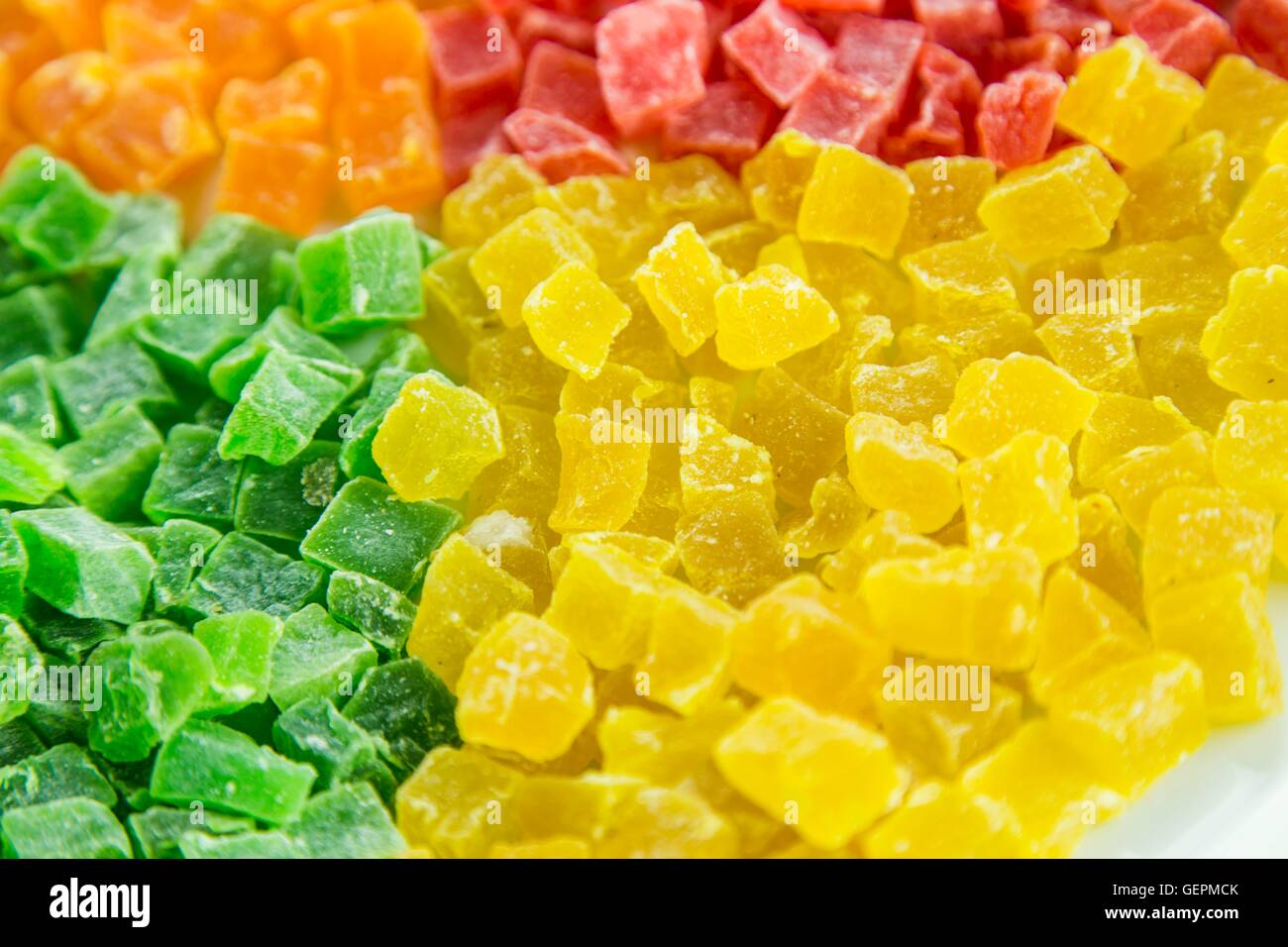 Colorful dried fruits Stock Photo - Alamy