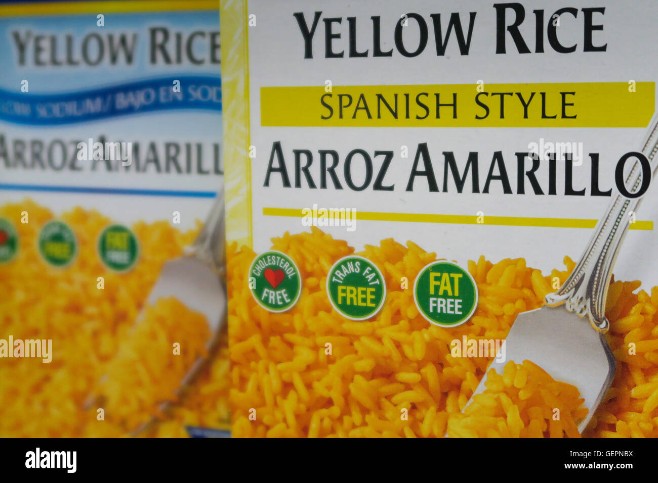 Goya Yellow Rice, Spanish Style, USA Stock Photo - Alamy