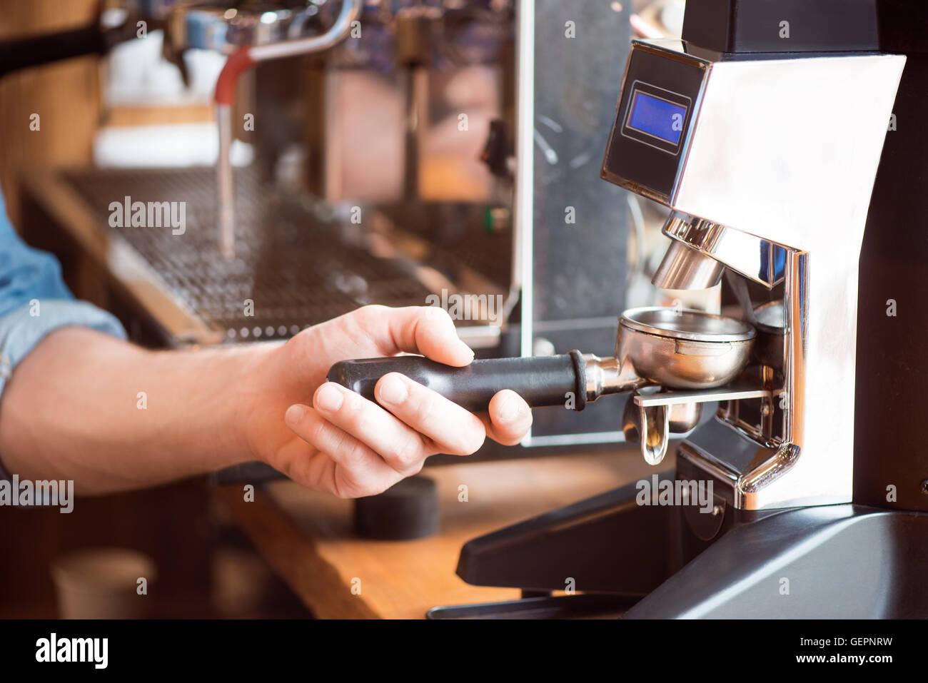 Process of coffee making Stock Photo - Alamy