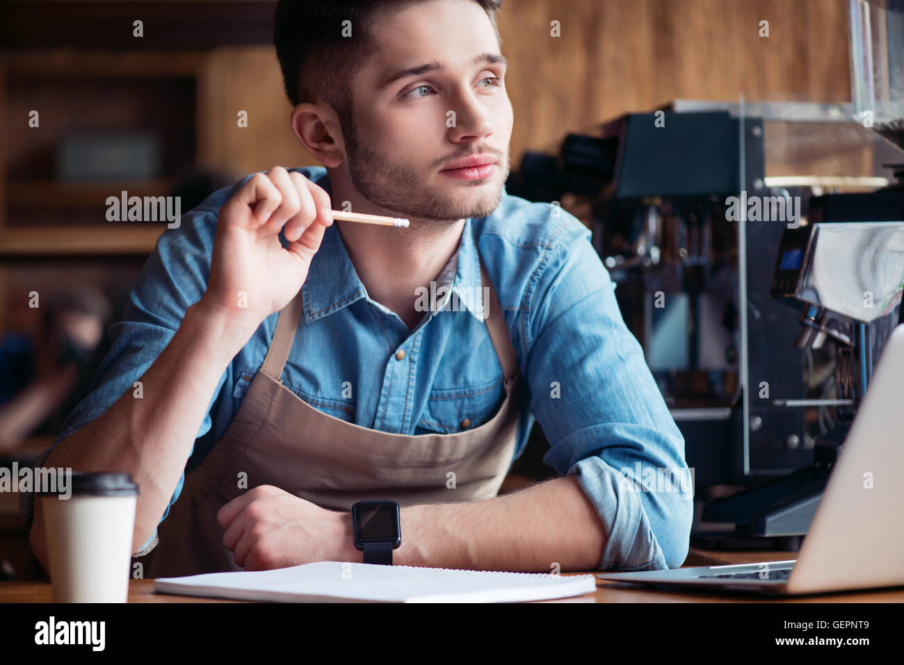 Process of coffee making Stock Photo - Alamy
