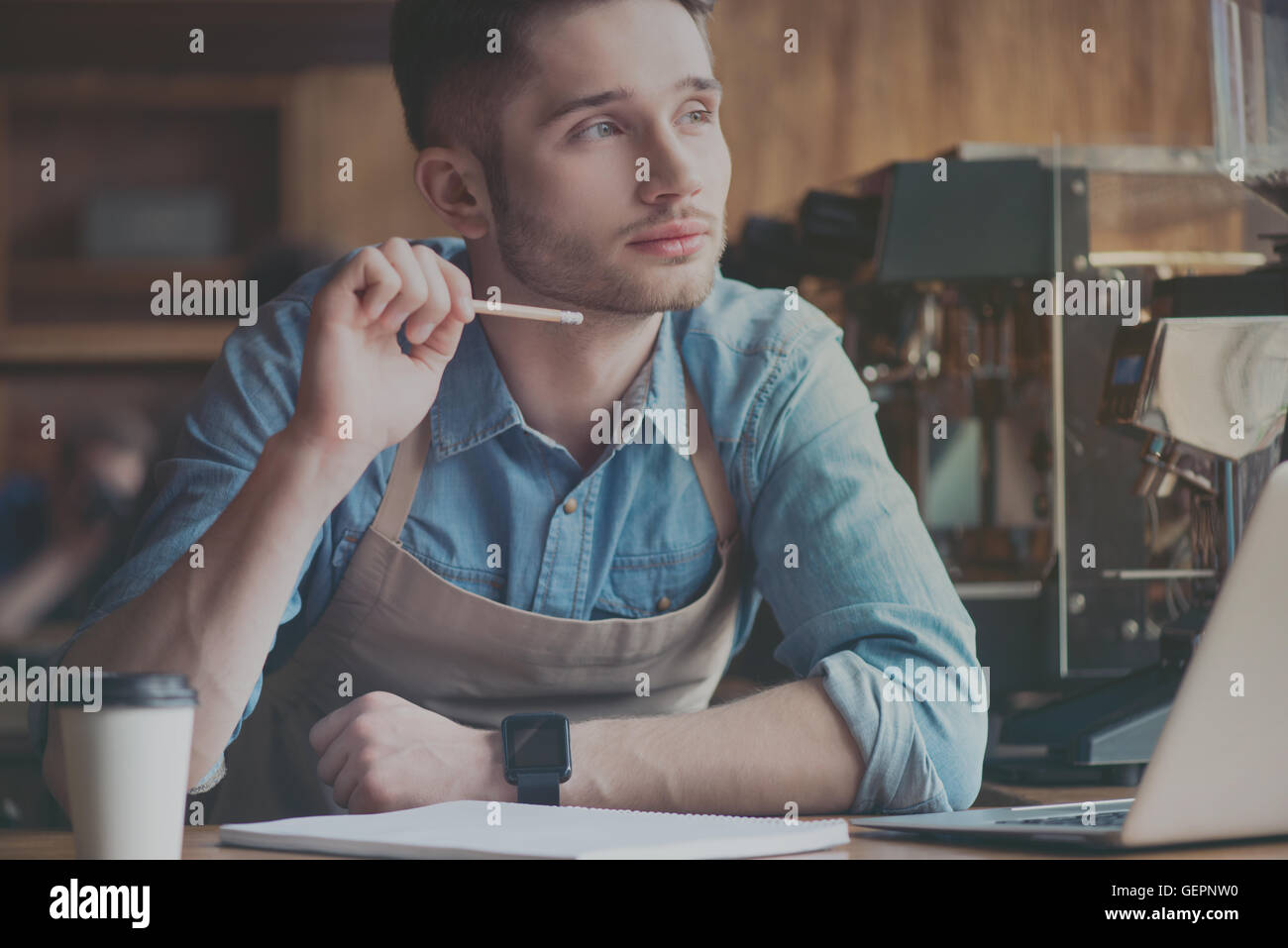 Process of coffee making Stock Photo - Alamy