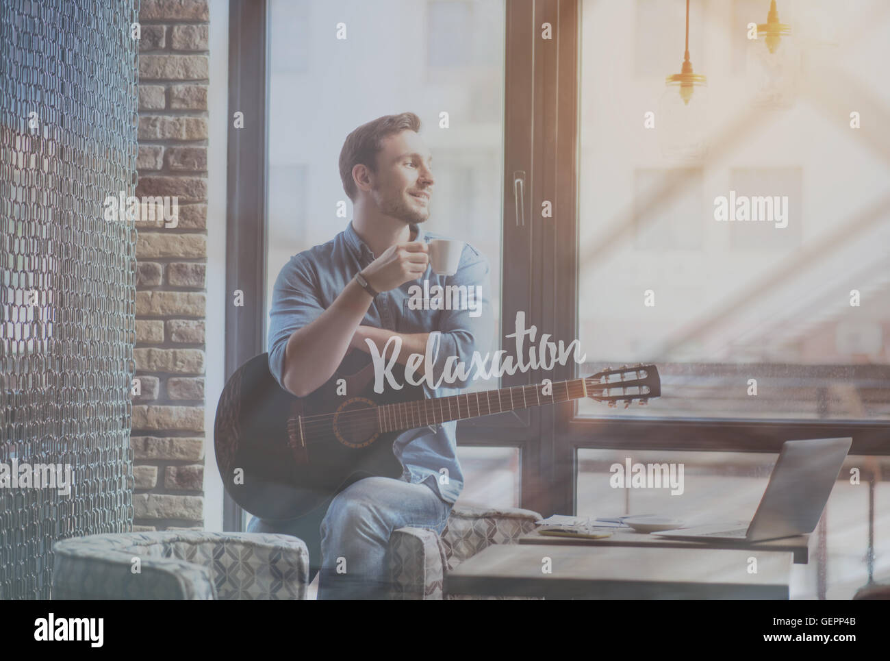 Relaxation and enjoyment concept Stock Photo - Alamy