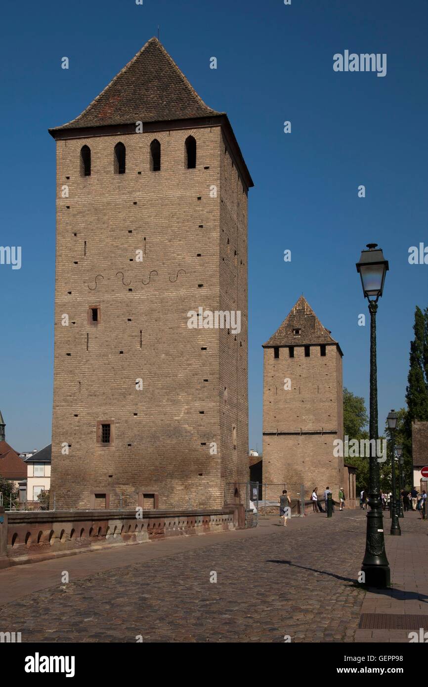 geography / travel, France, Strasbourg, old town, wall bridge, "The ...