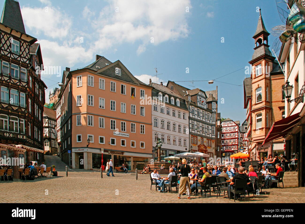 Geography travel germany hesse marburg hi-res stock photography and ...