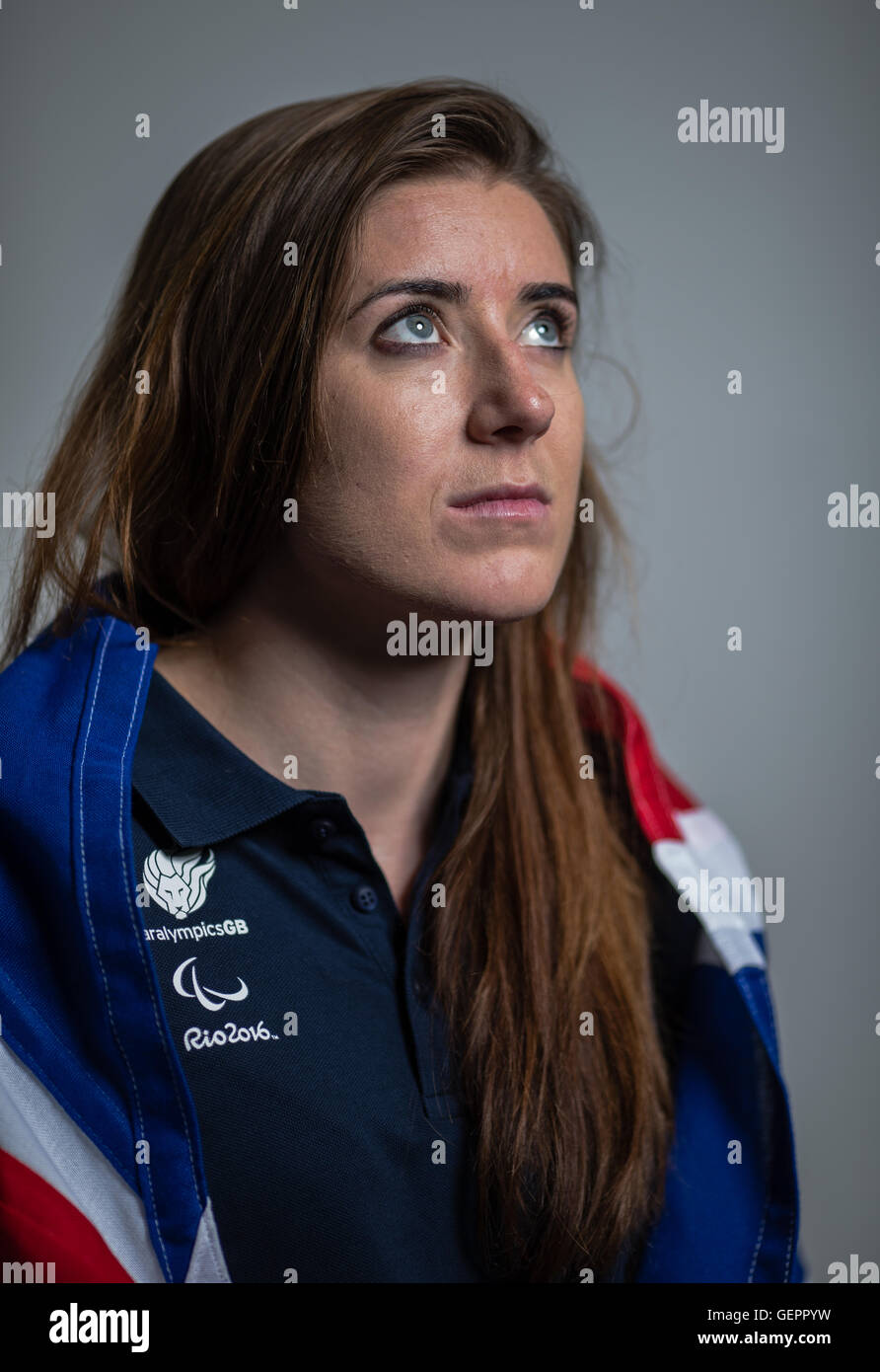 Great Britain's Libby Clegg (T11 100m & 200m) poses during a ...