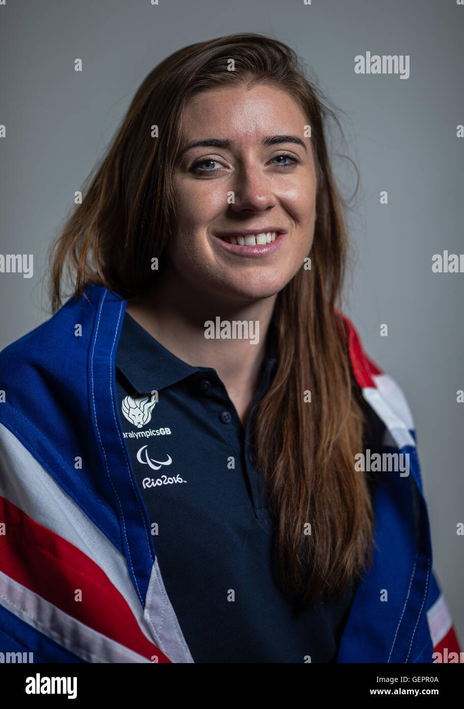 Great Britain's Libby Clegg (T11 100m & 200m) poses during a ...