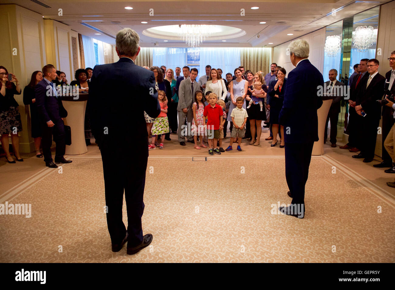 Ambassador Pyatt Introduces Secretary Kerry at the Hyatt Regency Hotel ...