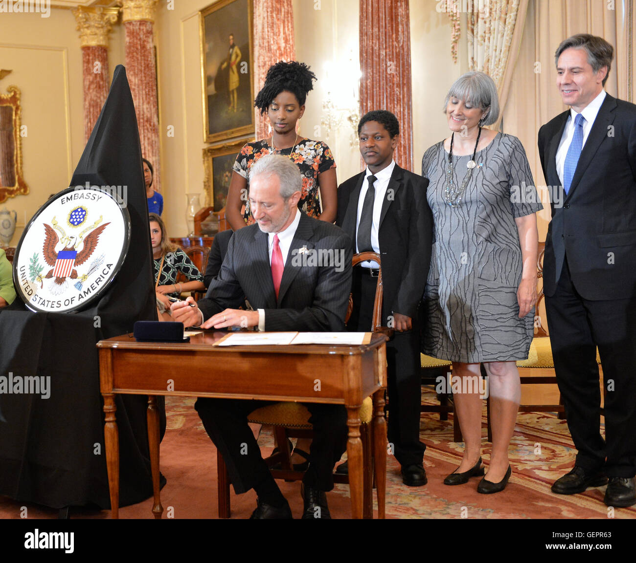 Ambassador Schwartz Signs His Appointment Papers to Become the Next U.S ...