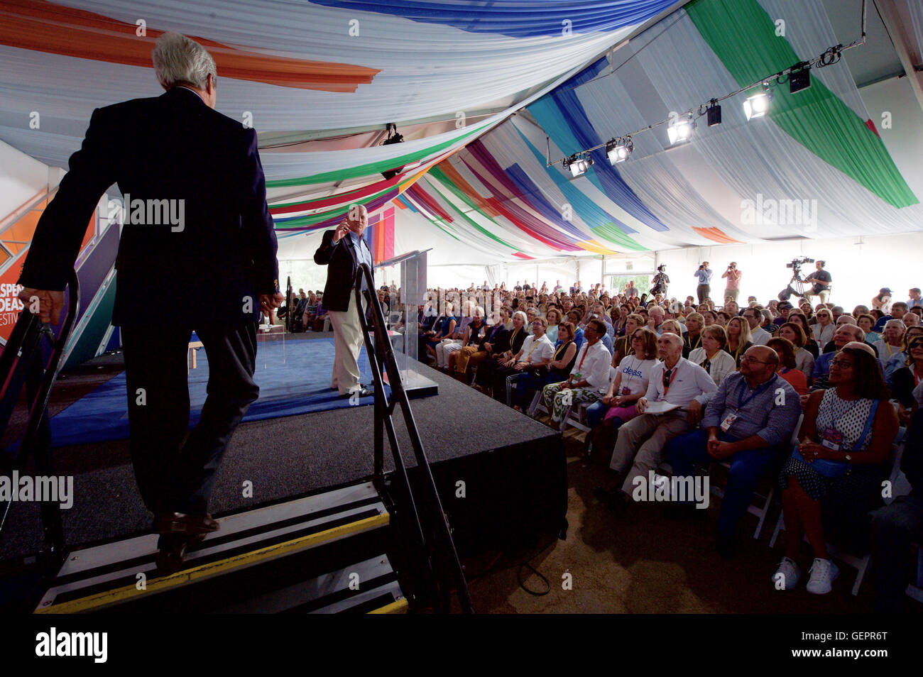 Aspen Institute President and CEO Isaacson Introduces Secretary Kerry ...
