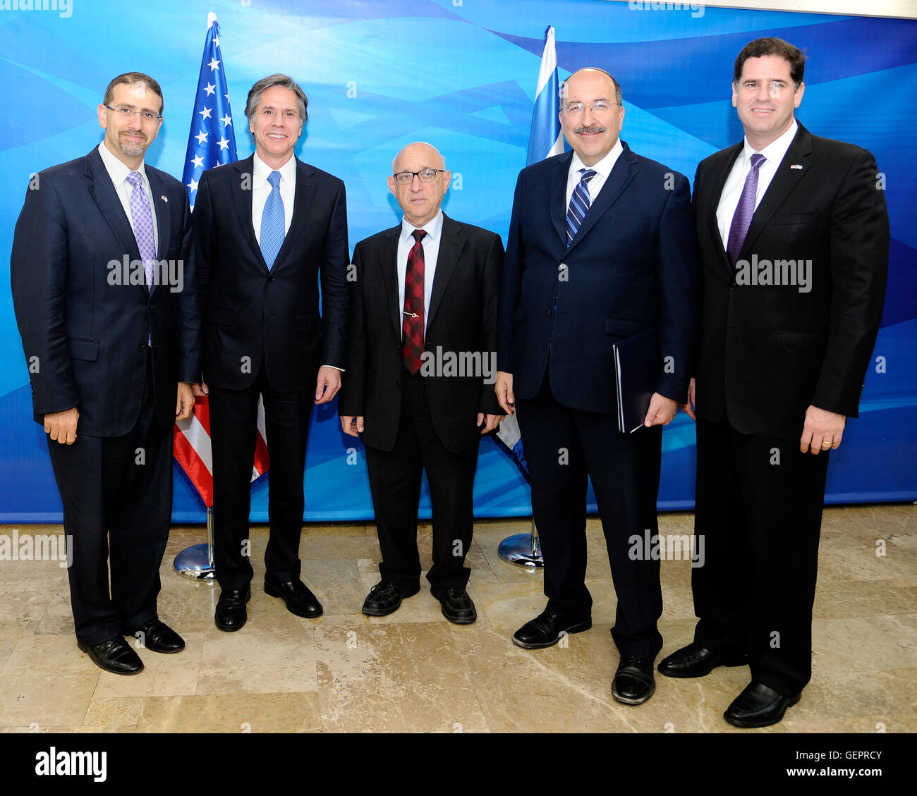 Deputy Secretary Blinken Poses for a Photo With U.S. and Israeli ...
