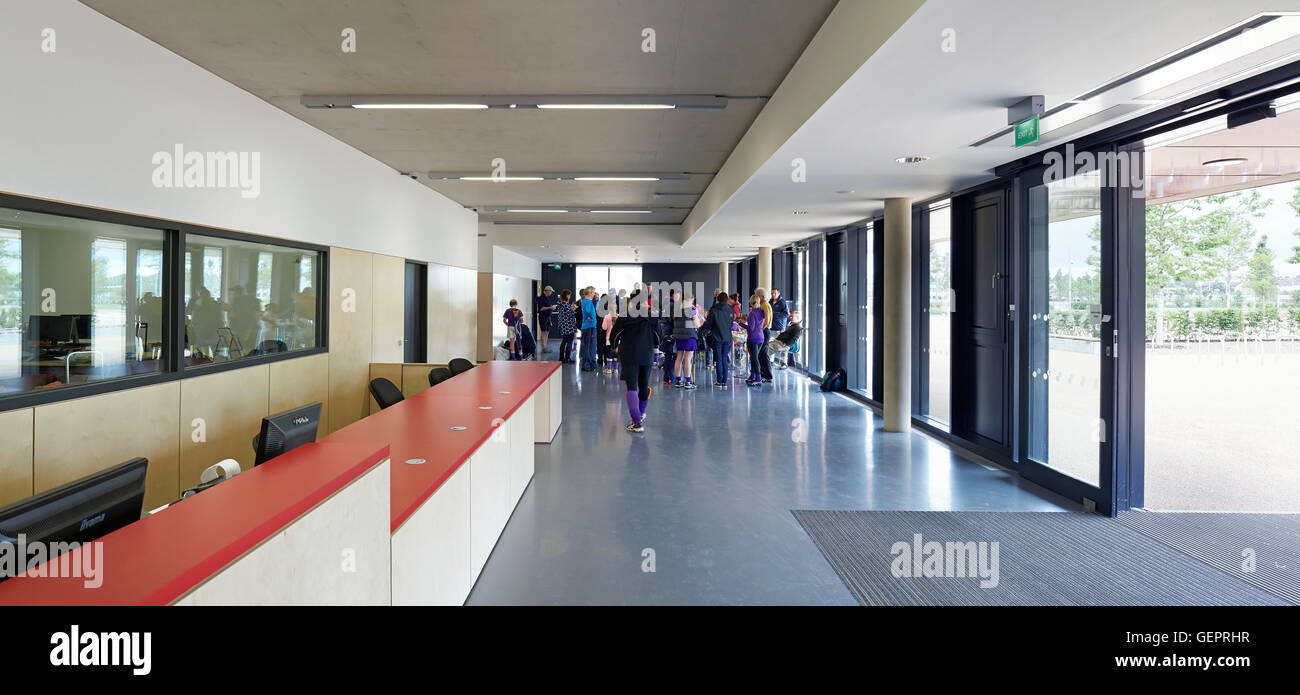 Tennis centre reception area. Eton Manor - Lee Valley Hockey and Tennis ...