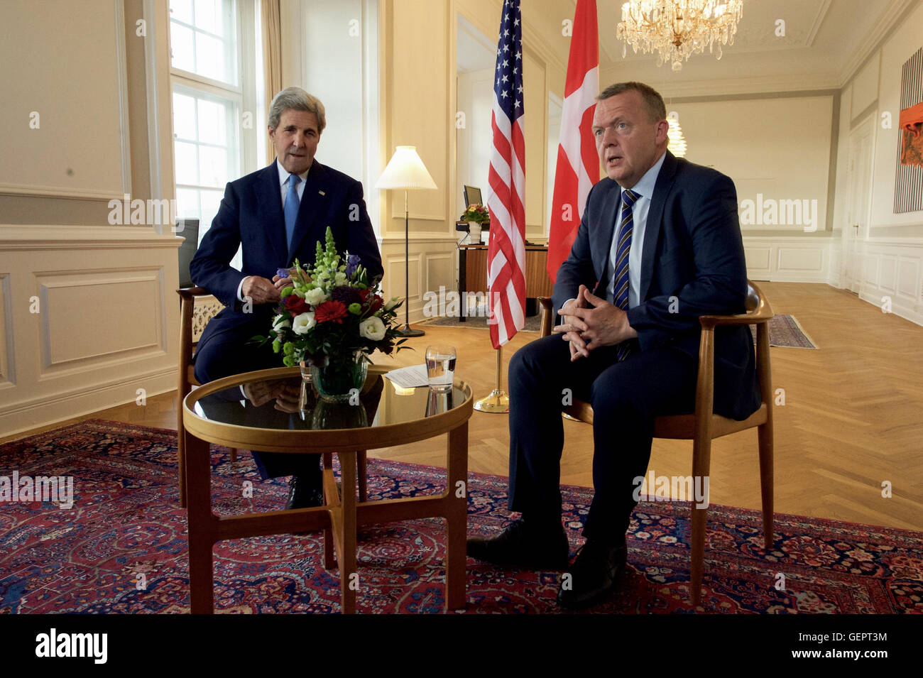 Secretary Kerry and Danish Prime Minister Rasmussen Meet at the Prime ...