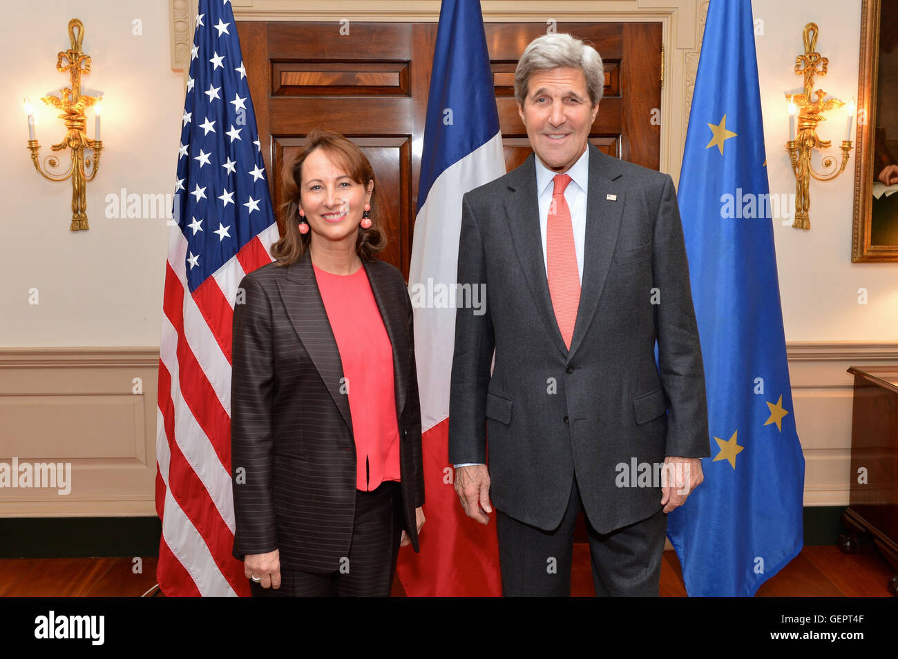 Secretary Kerry and French Minister of the Environment, Energy and ...