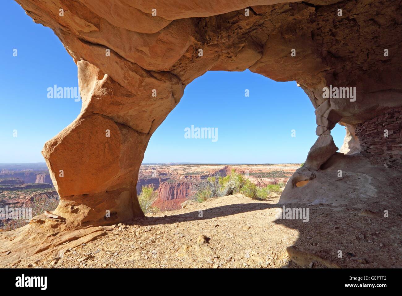 geography / travel, USA, Utah, Granary (granary), Aztec Butte ...