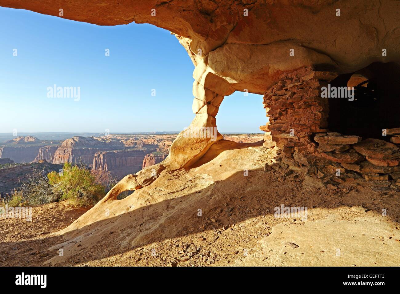 geography / travel, USA, Utah, Granary (granary), Aztec Butte ...