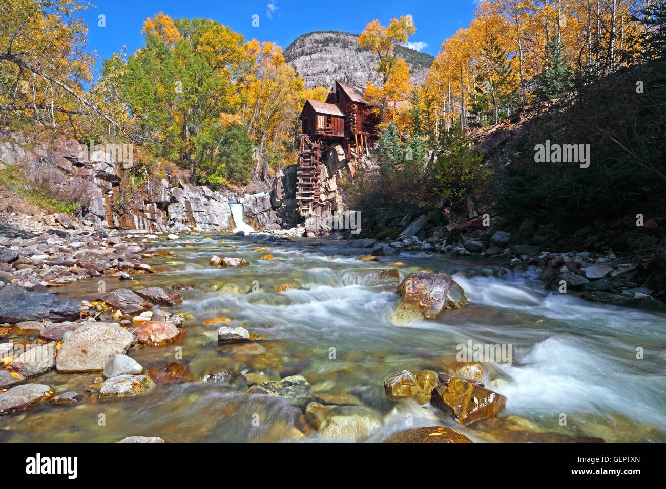 geography / travel, USA, Colorado, Crystal Mill, Marble Stock Photo - Alamy
